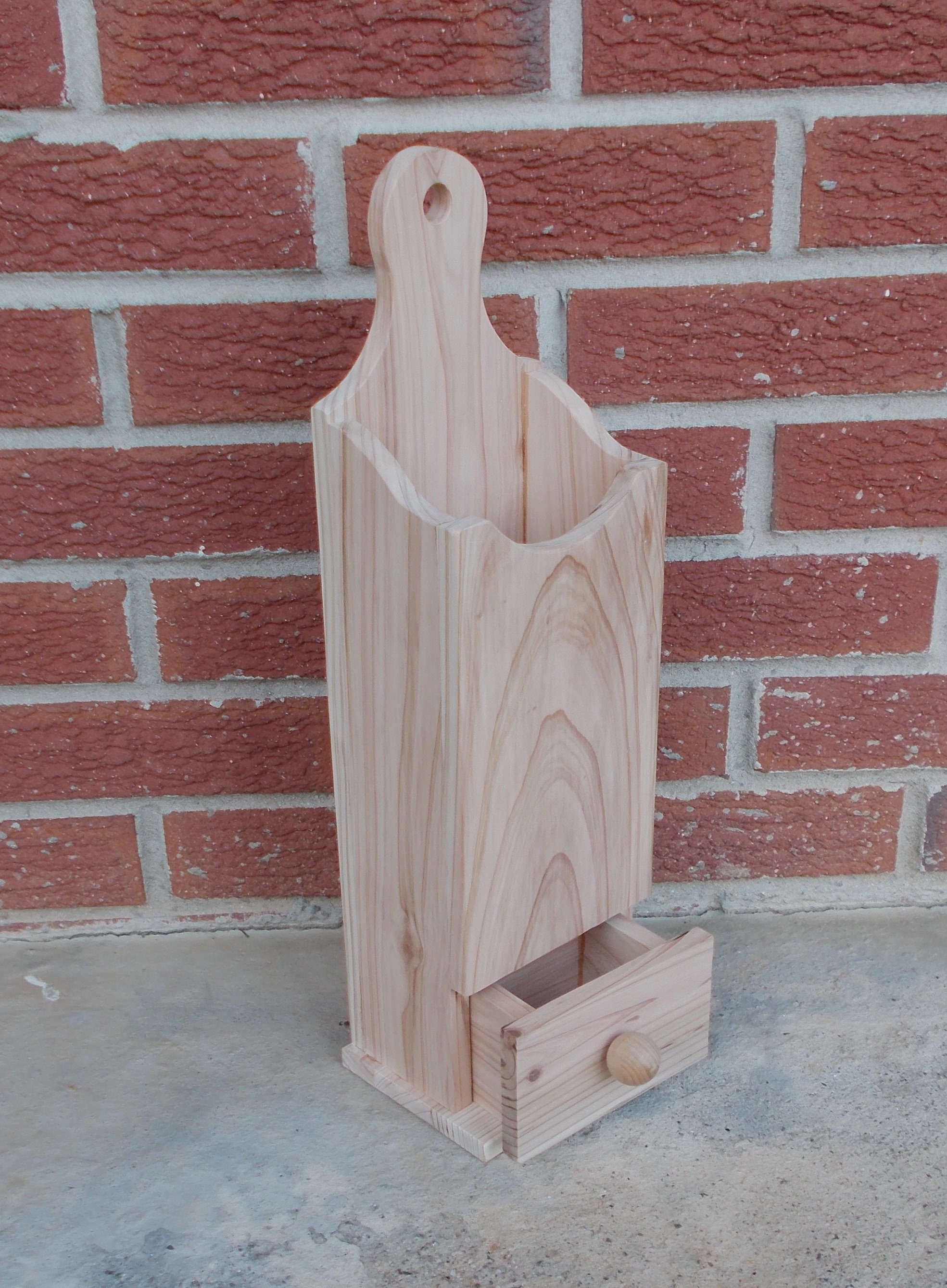 Candle Storage Box With Pull Out Drawer to Store Matches or Other Items ...