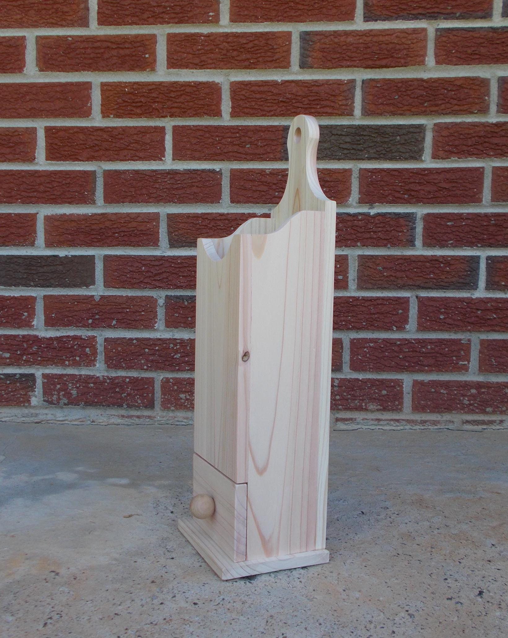 Candle Storage Box With Pull Out Drawer to Store Matches or Other Items ...