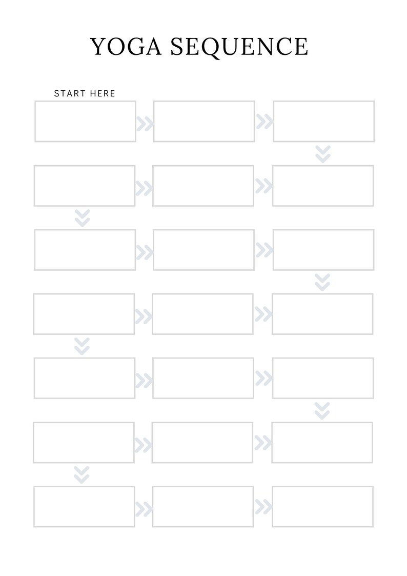 Yoga Journal Template - Etsy