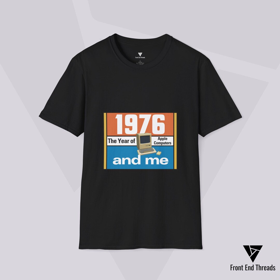 Nostalgic 1976 Tee: the Year of Apple Computers and Me - Etsy