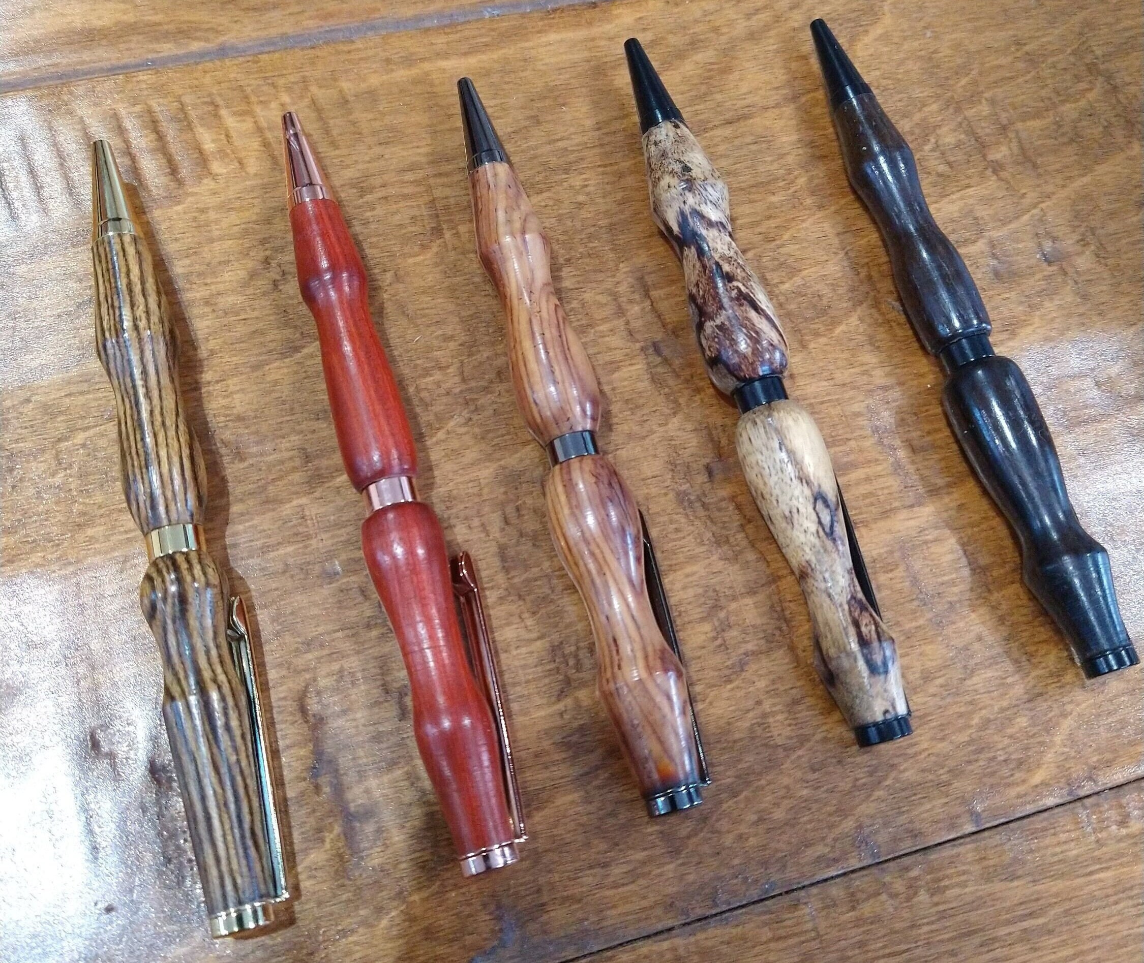Custom Handmade Wooden Pens Hand Turned on a Lathe - Etsy