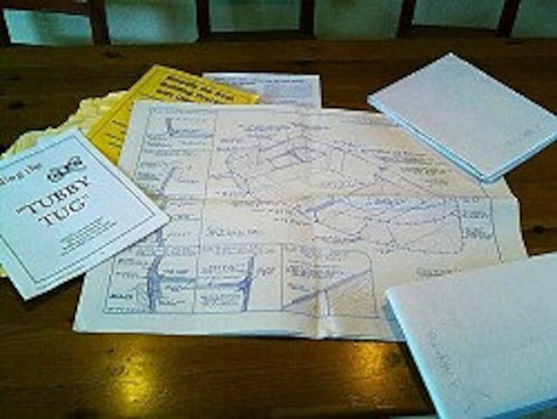 TUBBY TUG 9-foot Tugboat Plans and Patterns - Etsy