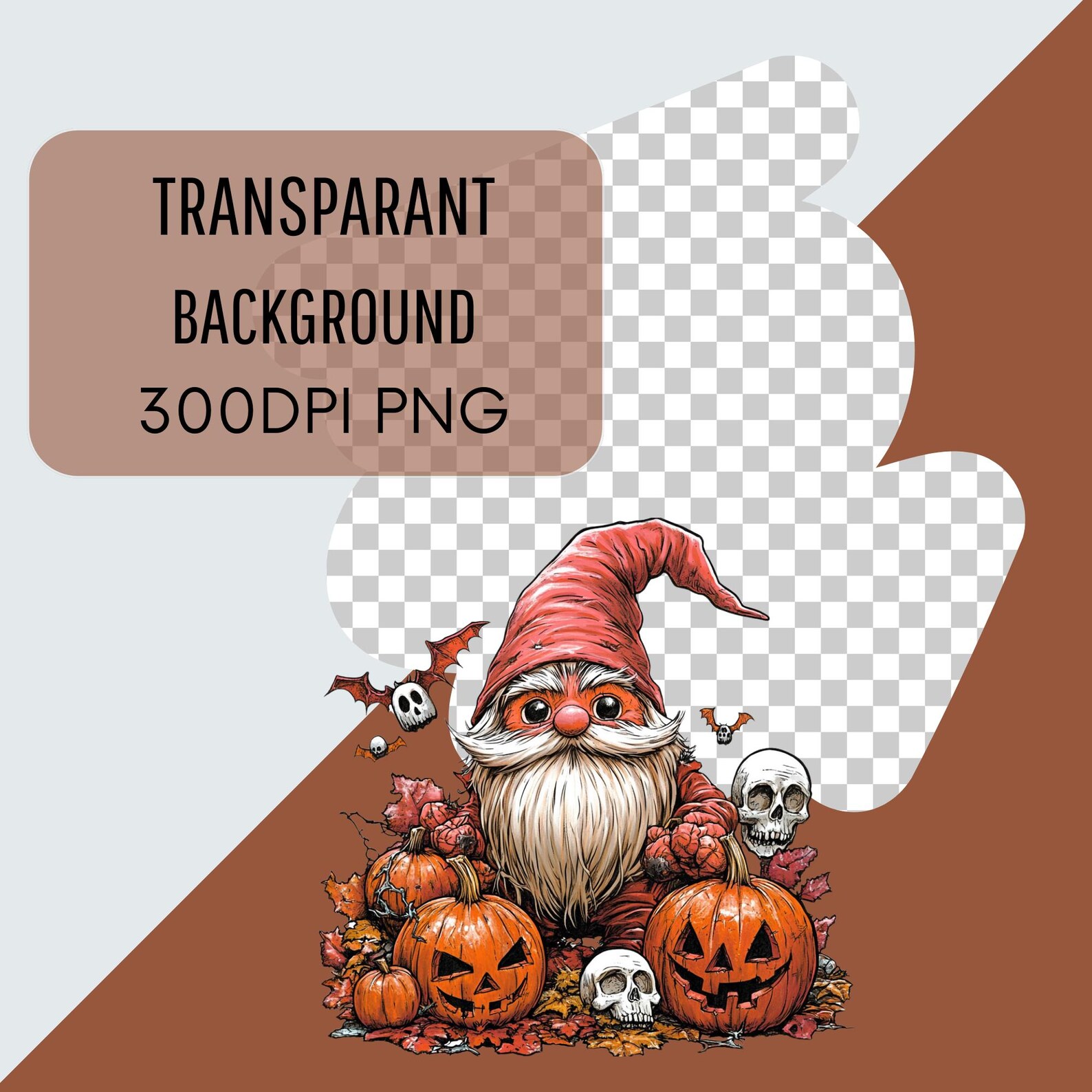 Halloween Gnome Clipart, Halloween PNG, Halloween Gnomes PNG, Cute ...