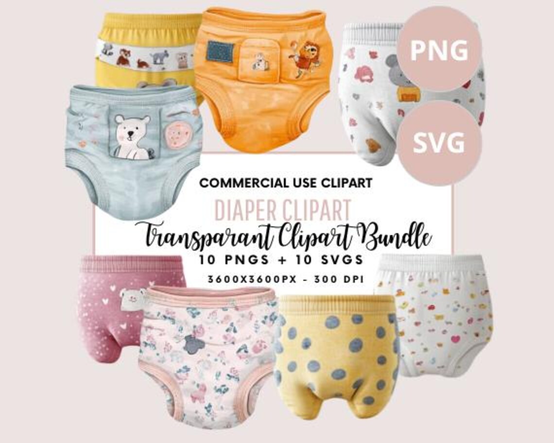 Diaper Clipart, Newborn Baby SVG, Baby Girl Clipart, Baby SVG, Baby ...