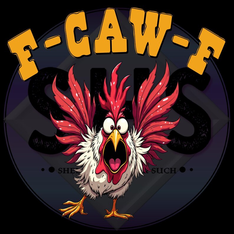 F-caw-f, Chicken PNG Files - Etsy