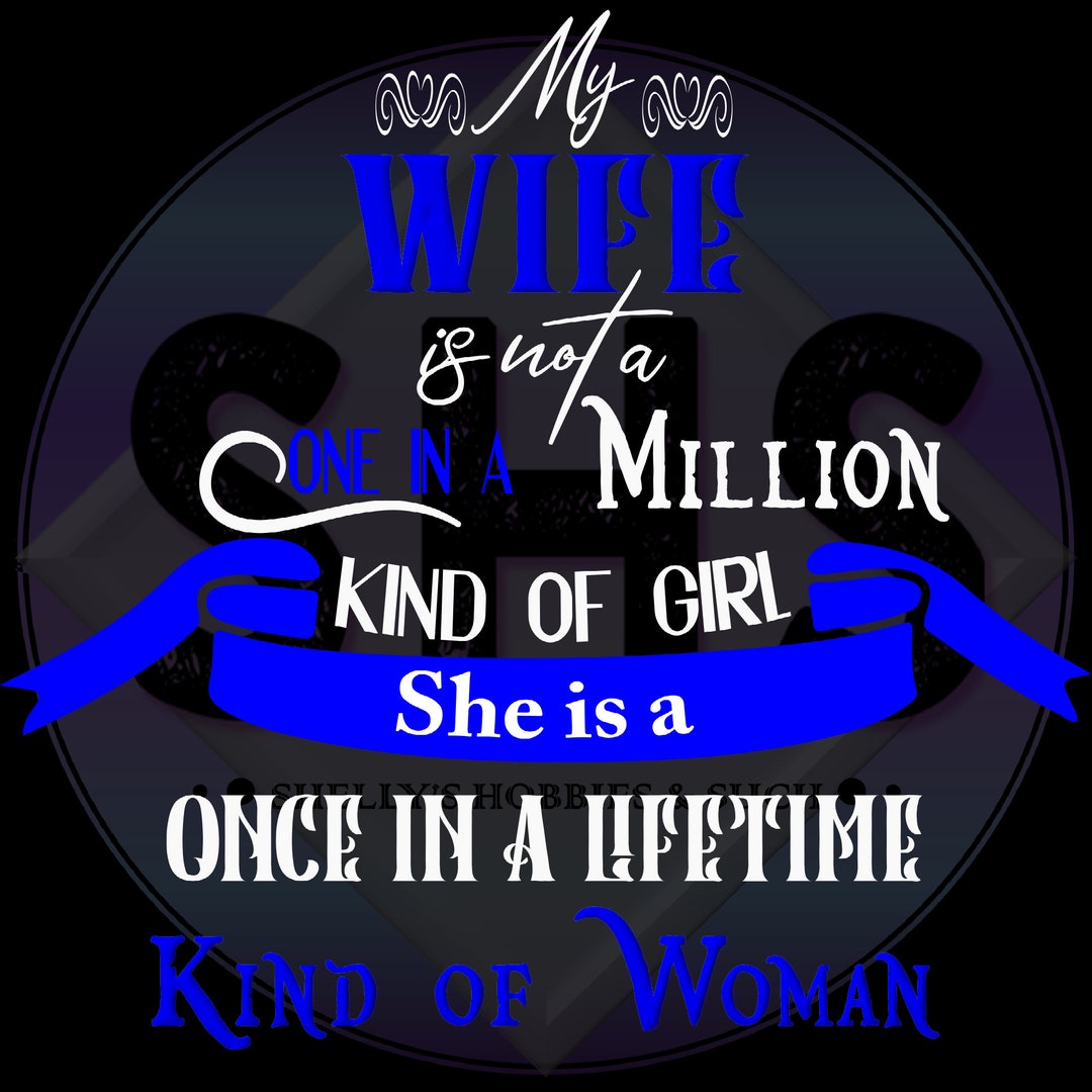 Wife Lifetime Woman Quote PNG File - Etsy