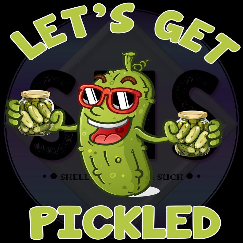 Let's Get Pickled PNG Files - Etsy