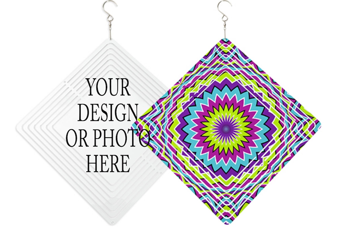 Design Your Own - Diamond Wind Spinner - Etsy