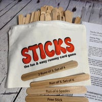Printable Sticks Card Game, Template for Sticks, Print at Home Sticks ...