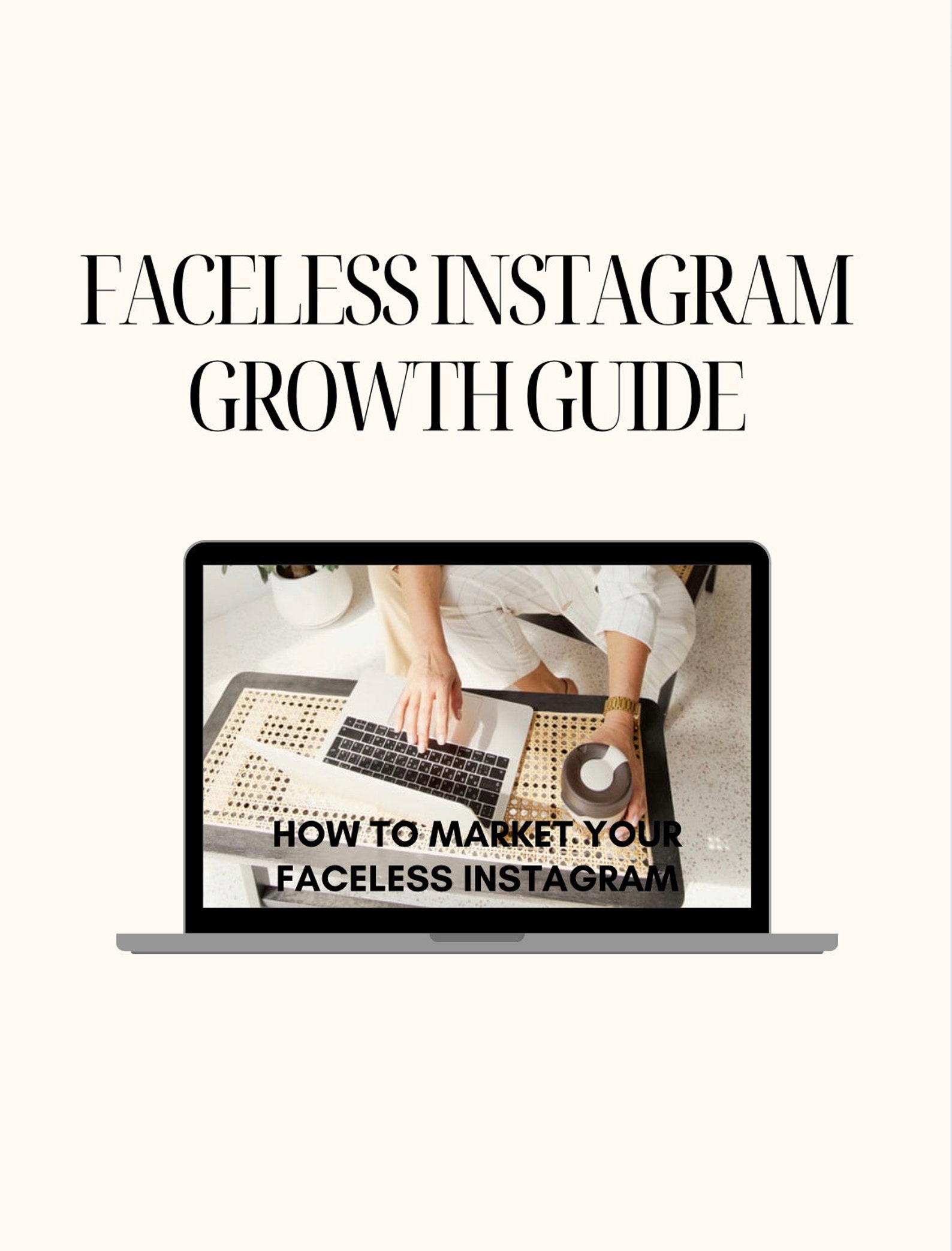 Faceless Instagram Marketing Guide MLR PLR - Etsy