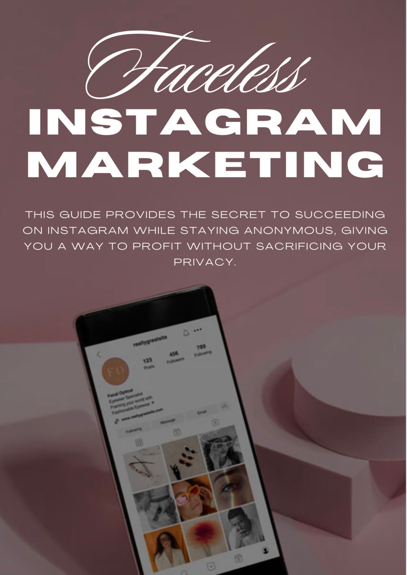 Faceless Instagram Marketing Guide MLR PLR - Etsy