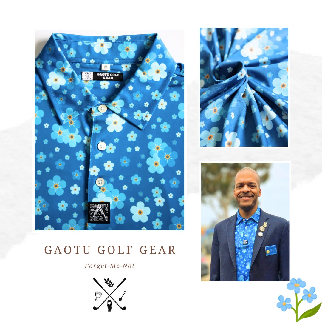 Freemason Golf Polo - Forget-me-not - Etsy