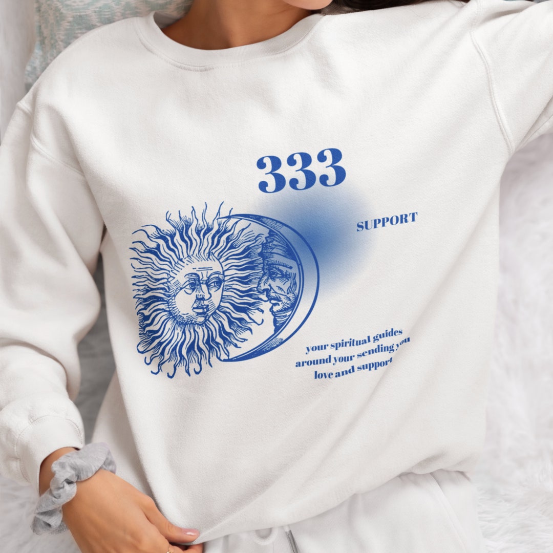 Angel Number 333 Sweatshirt, Angel Number 333, Angel Number Sweatshirt ...