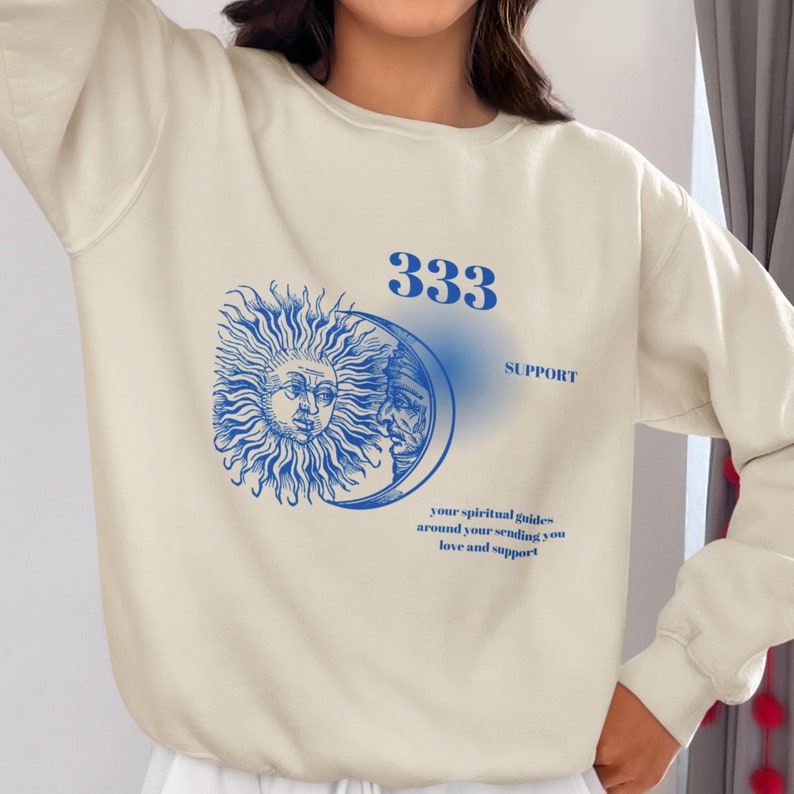 Angel Number 333 Sweatshirt, Angel Number 333, Angel Number Sweatshirt ...