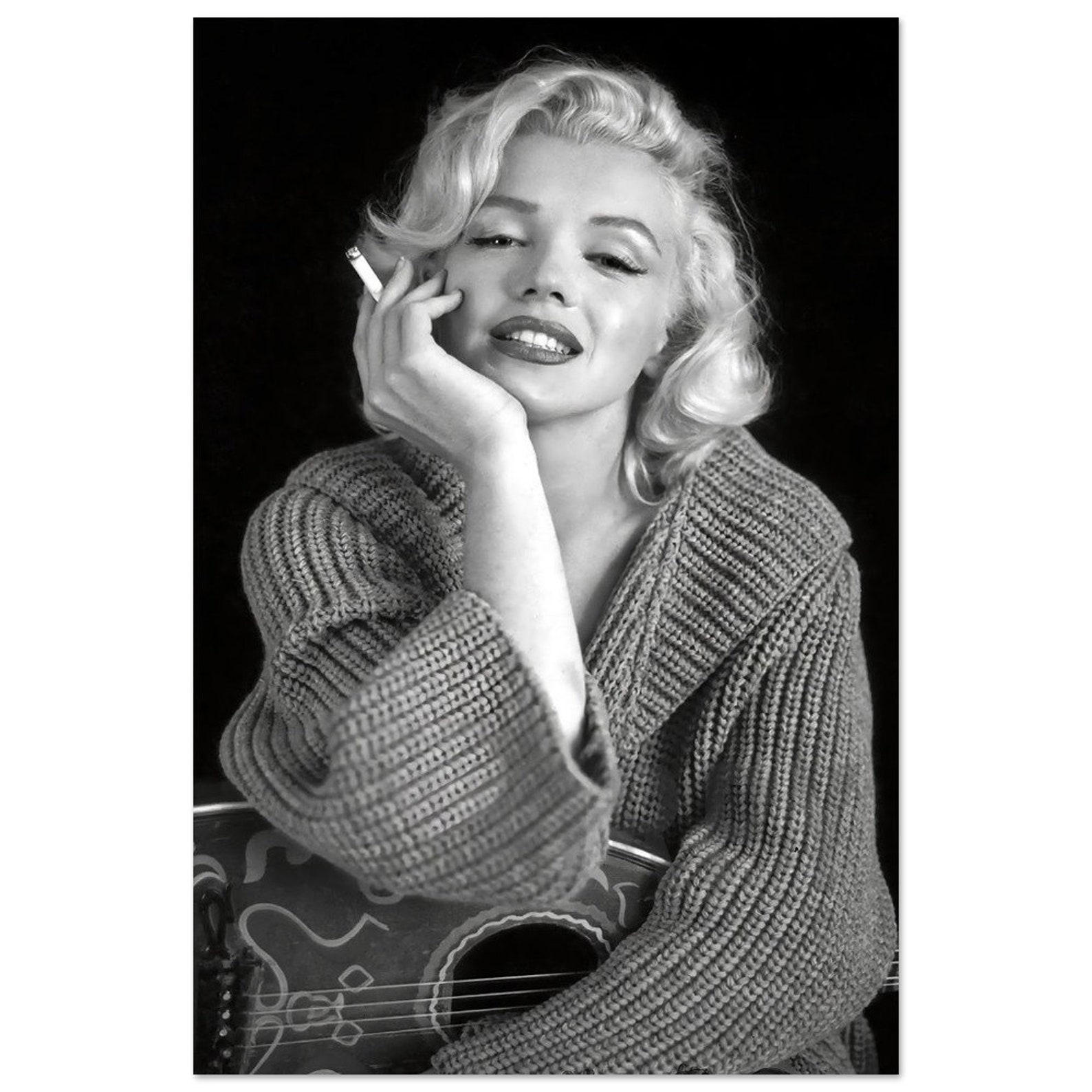 Marilyn Monroe Poster, Marilyn Monroe Prints Black and White, Marilyn ...