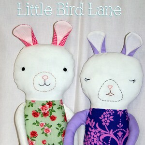 Instant Download Bunny Rabbit Rag Doll 17 Inch Tall DIY Sewing - Etsy