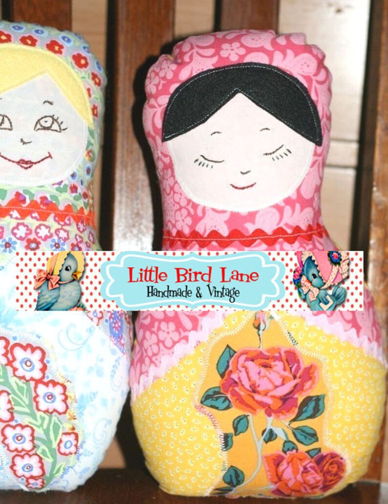 Instant Download Treasury Item the Fat Quarter Matryoshka Doll PDF ...
