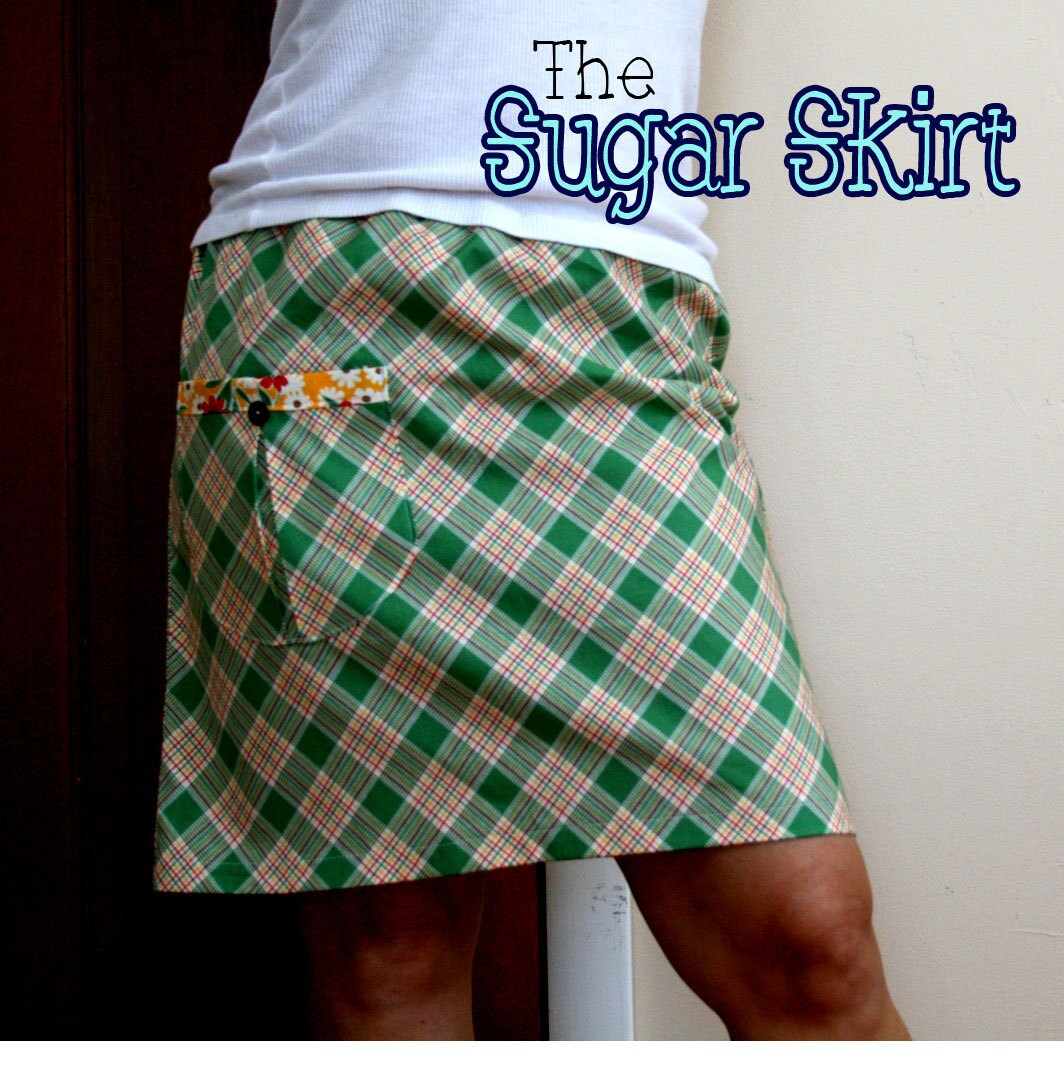 The SUGAR Skirt Instant Download DIY Tutorial PDF Pattern Ebook Sizes ...