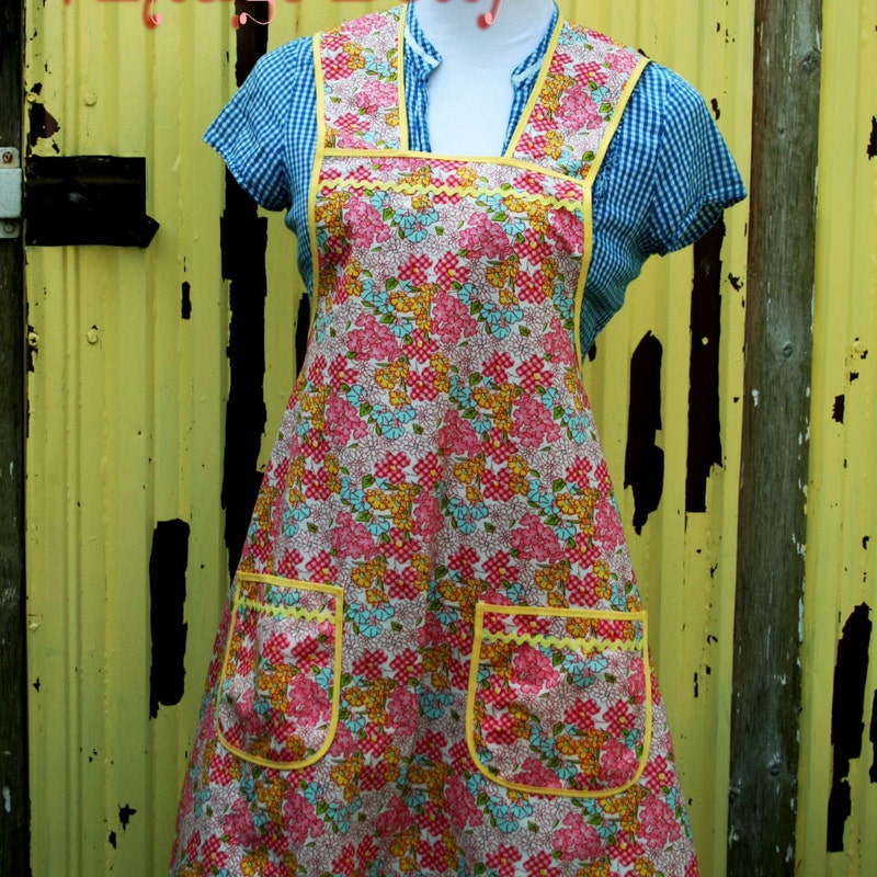 Retro Apron Pattern - Etsy