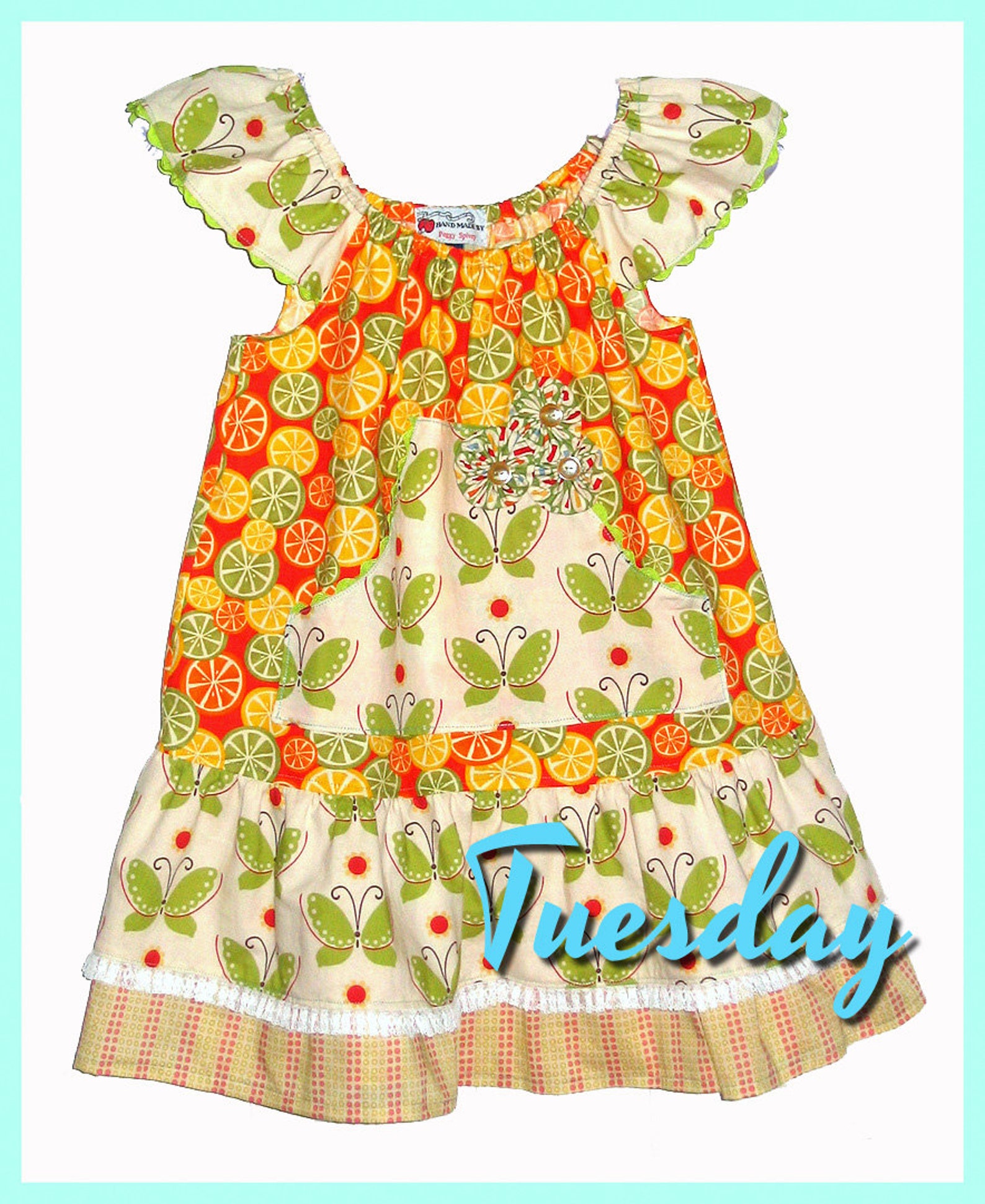 Instant Download the Tuesday Top and Dress PDF Sewing Pattern DIY ...