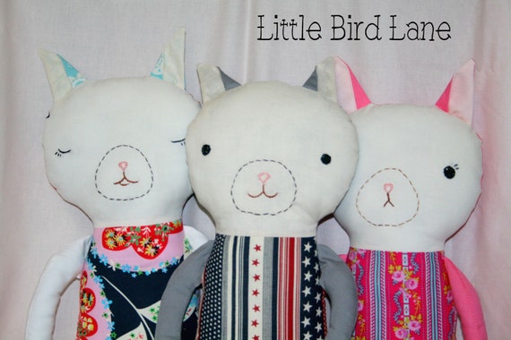 Instant Download Kitty Cat Rag Doll 17 Inch Tall DIY Sewing - Etsy