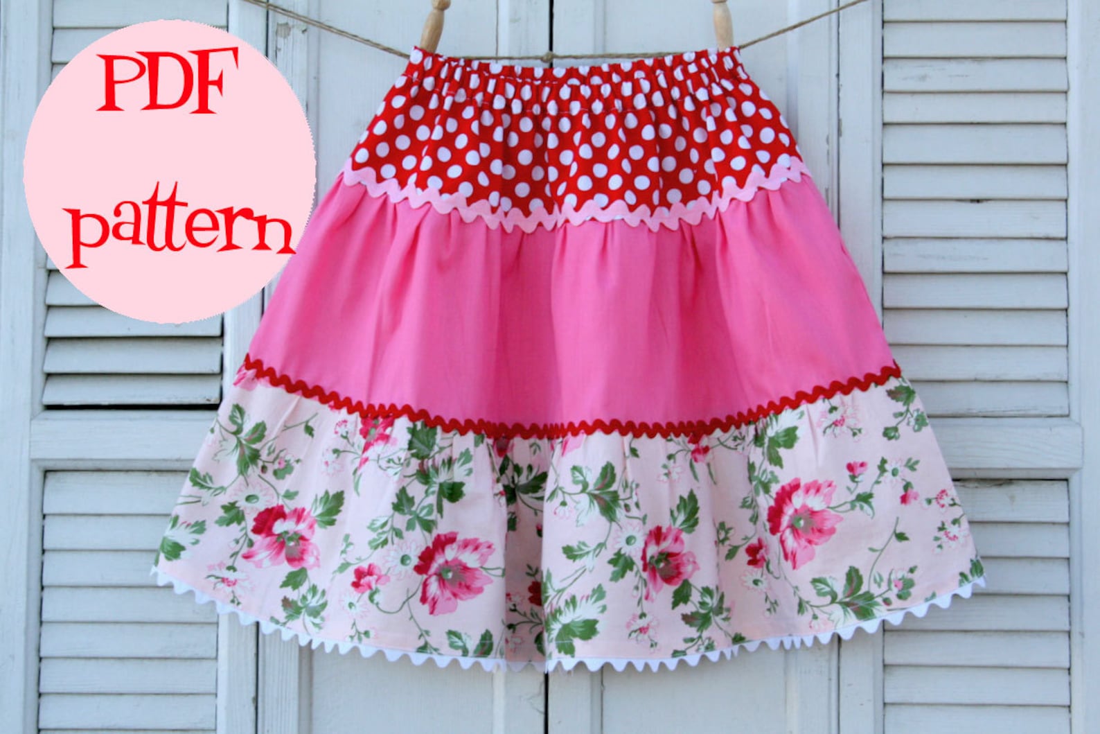 Instant Download the Lulu Ruffle Skirt DIY Tutorial PDF Pattern Ebook ...
