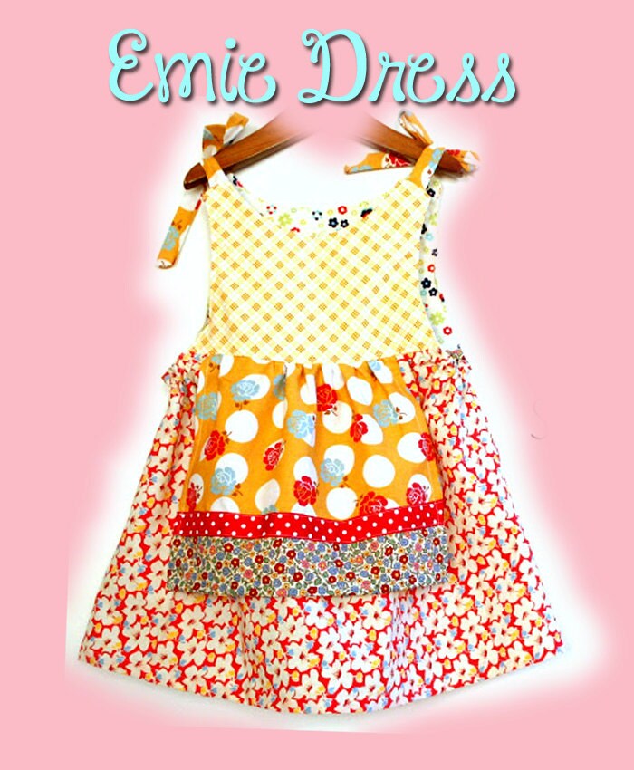 The Emie Dress Instant Download PDF Pattern DIY Tutorial Girls Toddler ...