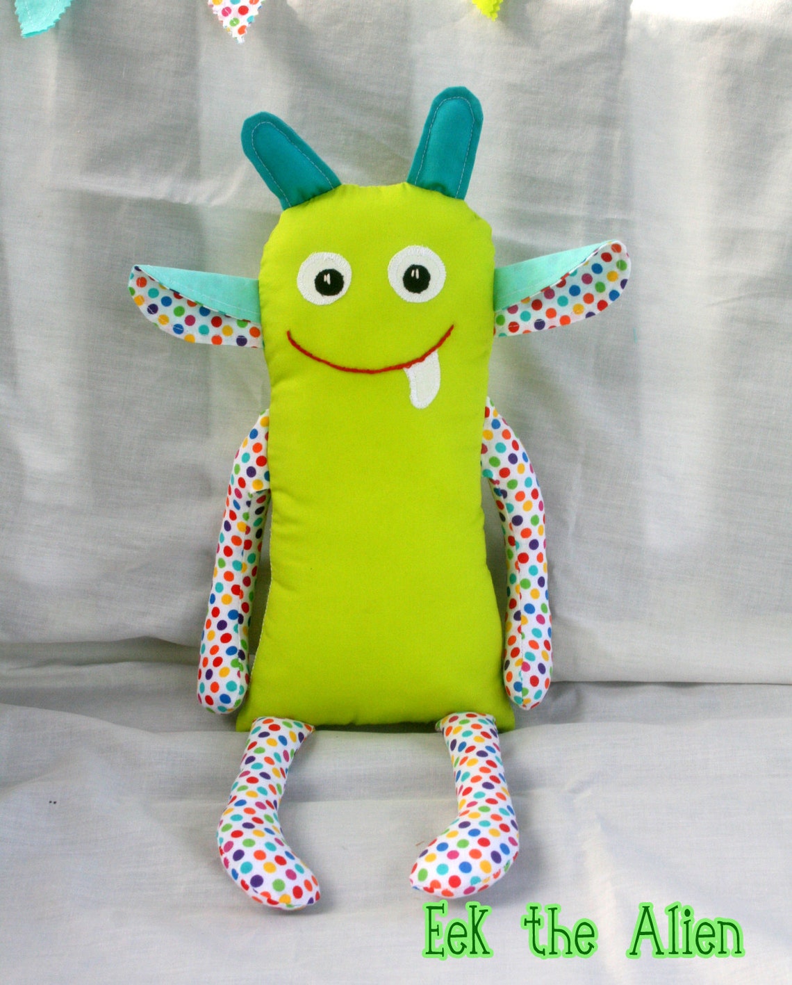 Instant Download Eek the Alien Pattern for 16" Plush Alien Monster Toy ...