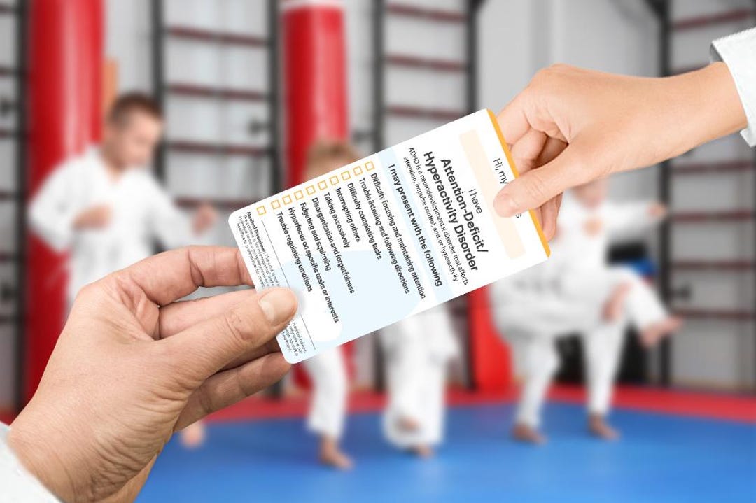 10-pack ADD/ADHD Disability Awareness Handout Cards Advocards Foster ...