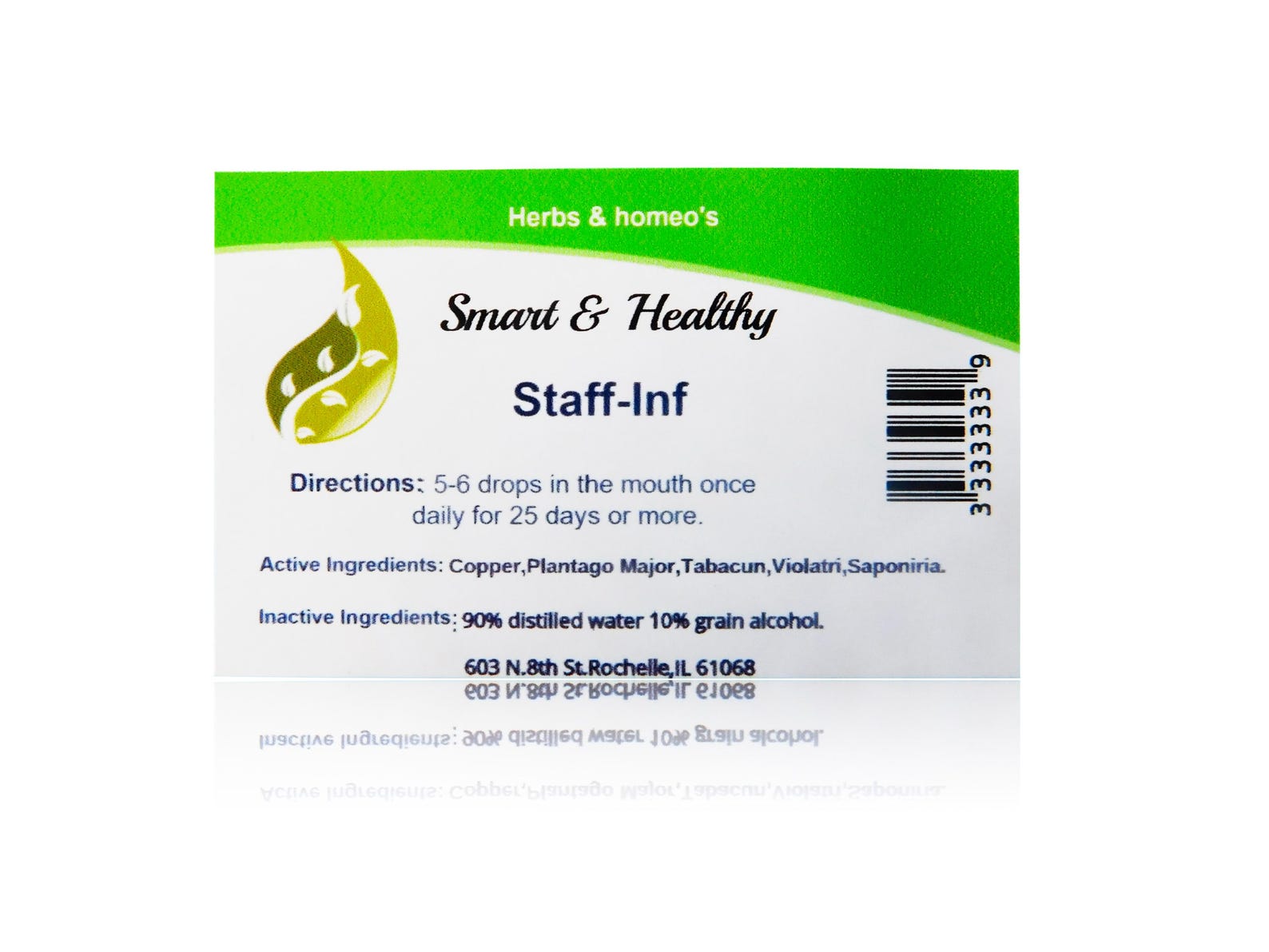 Staff Inf. Homeopathic Formula - Etsy