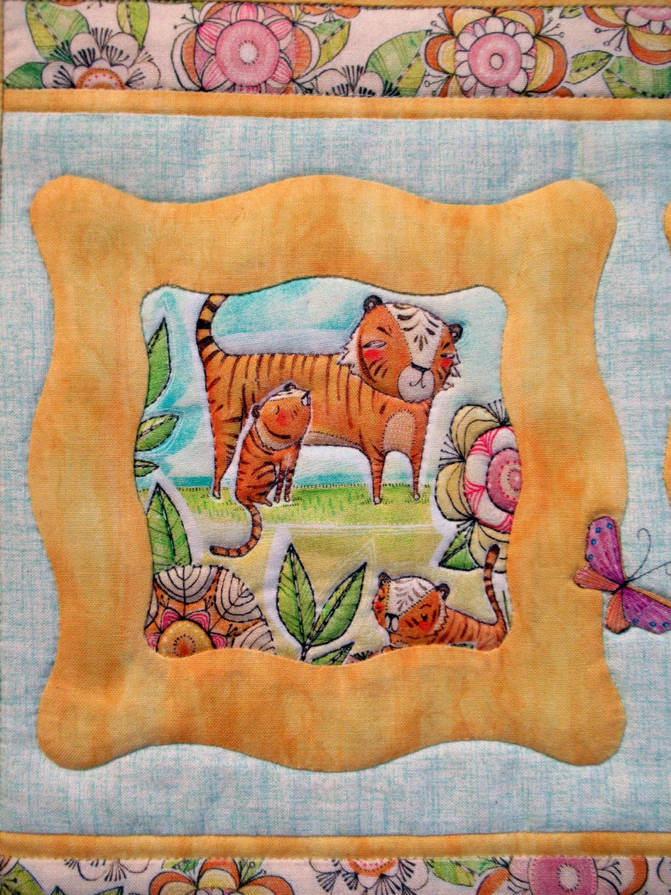 Welcome Baby Sampler, Hand Quilted Hand Appliqued Baby Announcement ...