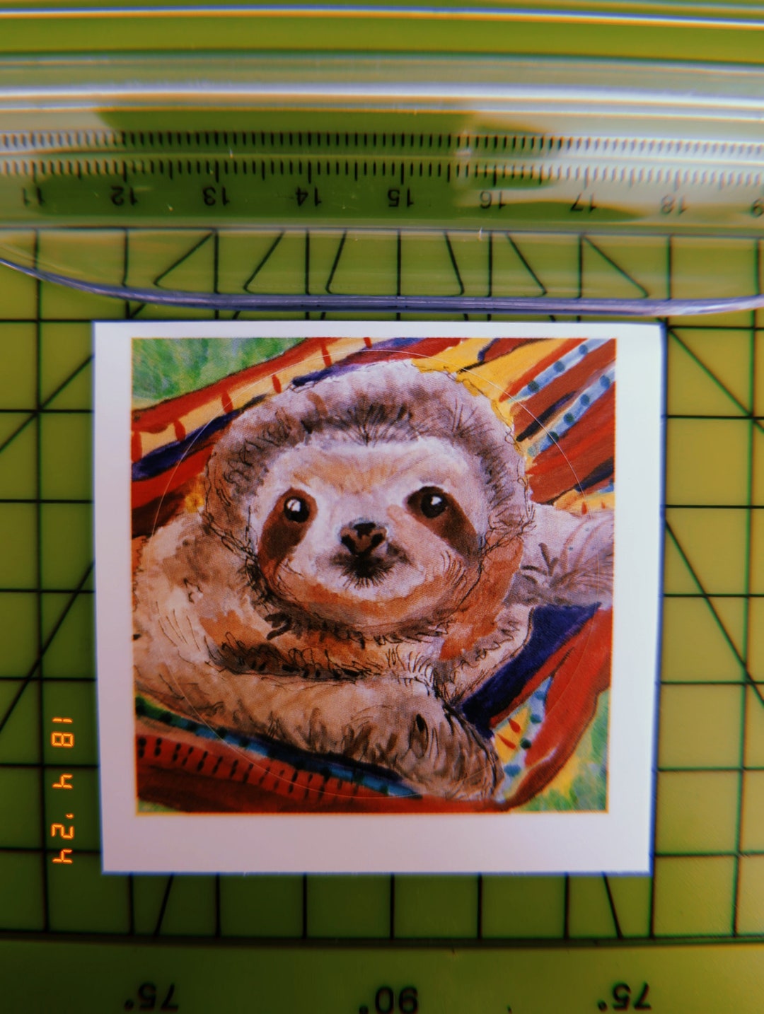 Sloth Sticker - Etsy