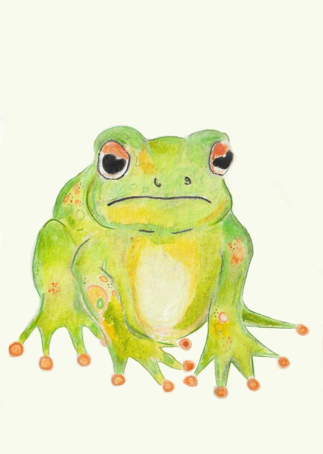 Kevin the Frog | Art Prints, Stickers, Tote Bags and Badges - Etsy