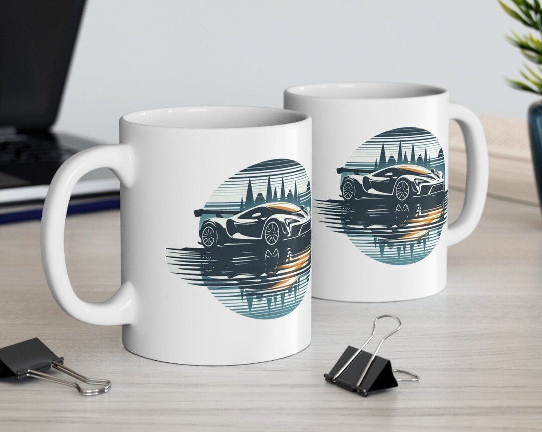 Calm Concept Sports Car Mug With Refelction Attractive Automotive ...