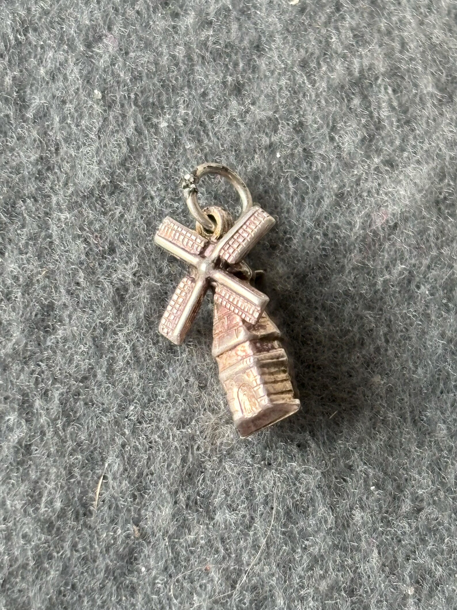 Vintage Sterling Silver 925 Charm Pendant. Puffed Articulated ...