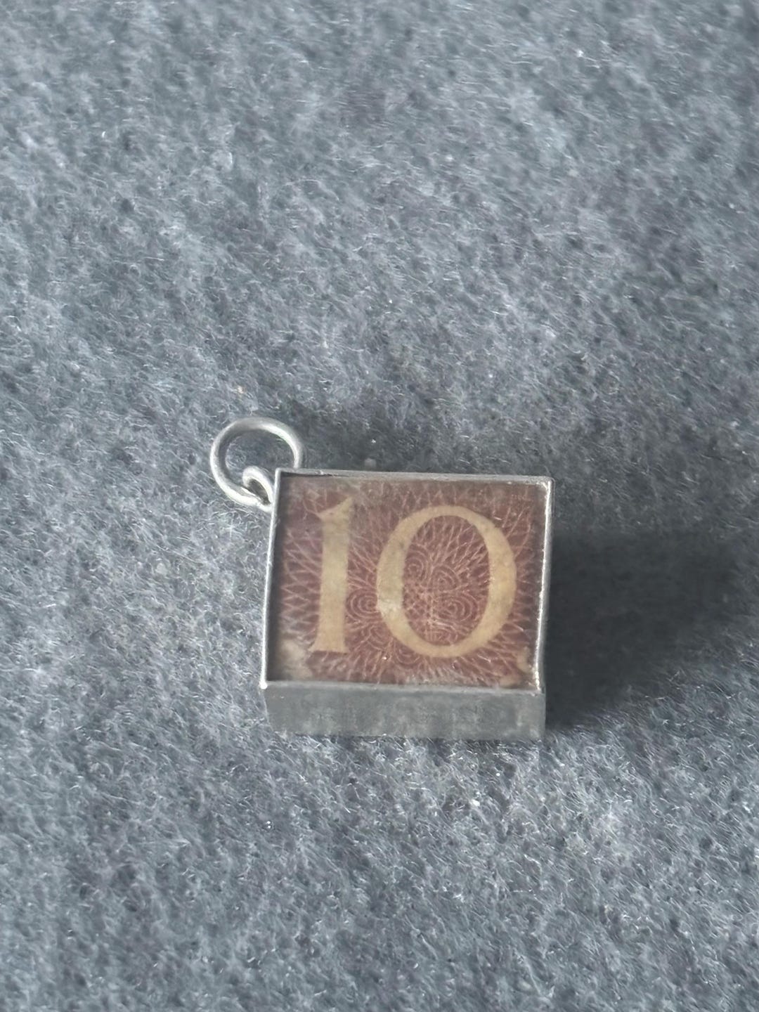 Vintage Sterling Silver 925 Charm Pendant. Break Glass Emergency Ten ...