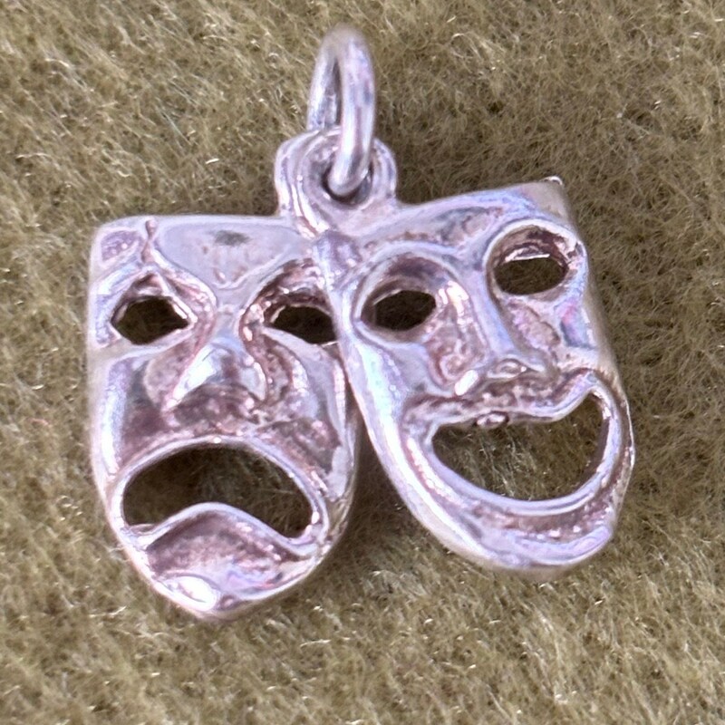 Drama Masks Charm - Etsy