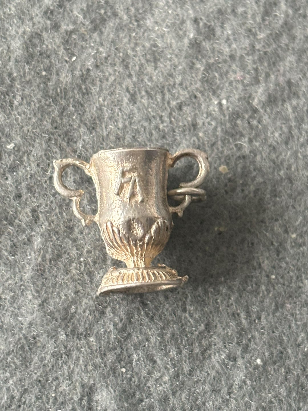 Vintage Sterling Silver 925 Charm Pendant. Football / Soccer FA Cup ...