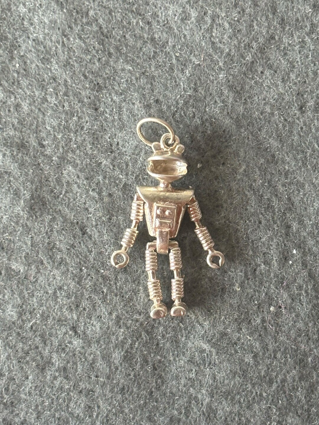 Vintage Sterling Silver 925 Charm Pendant. Articulated / Mechanical ...