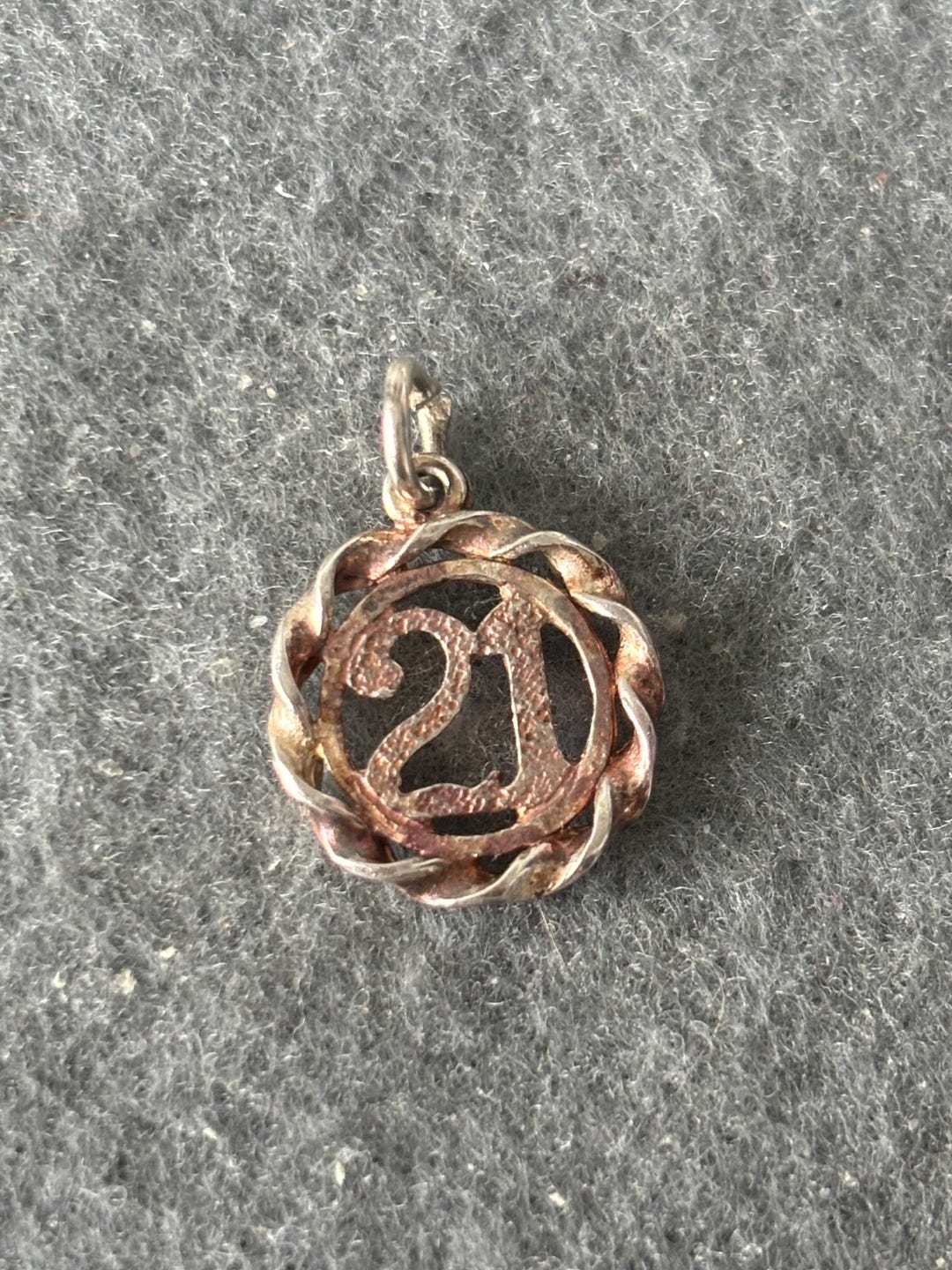 Vintage Sterling Silver 925 Charm Pendant. 21 Medal. 21st Birthday - Etsy