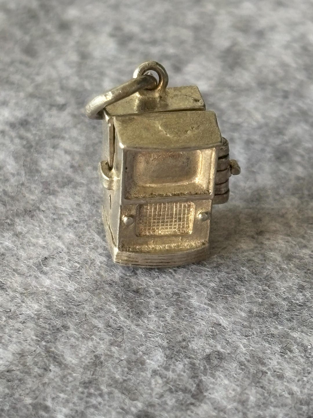 RARE Vintage Sterling Silver 925 Charm Pendant. Opening Television ...