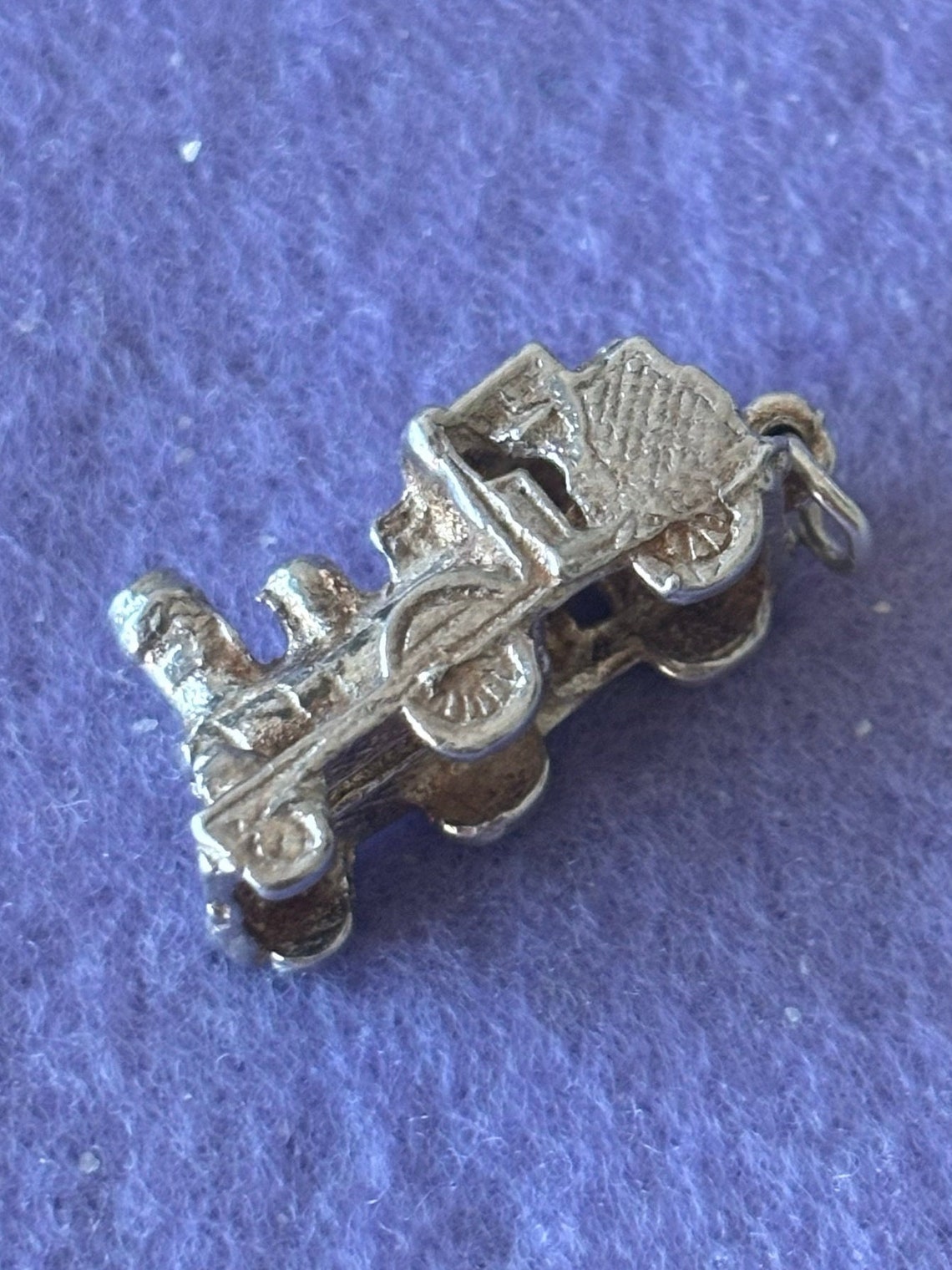 Vintage Sterling Silver 925 Charm Pendant. Steam Engine Train ...