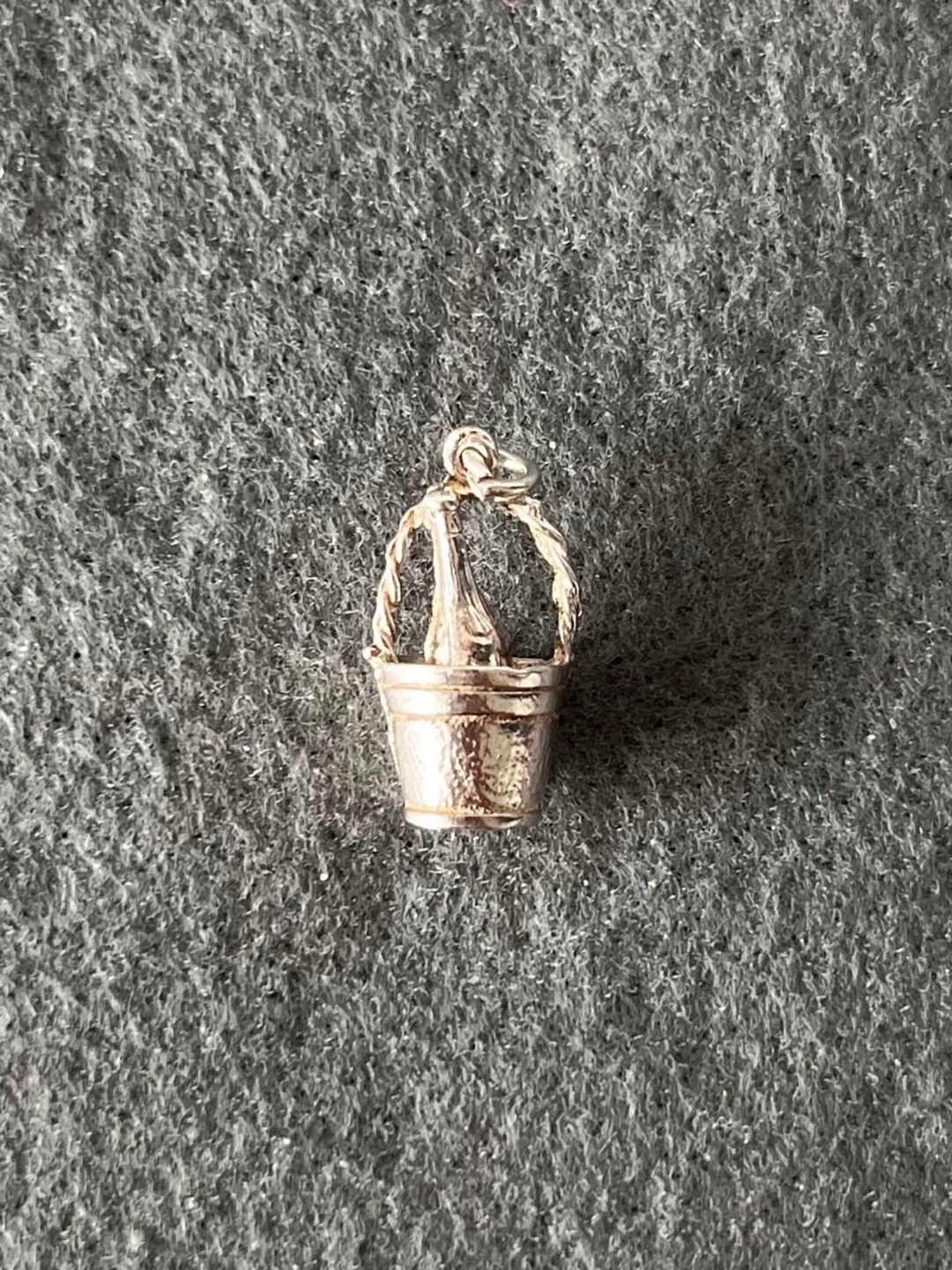 Vintage Sterling Silver 925 Charm Pendant. Champagne in Ice Bucket ...