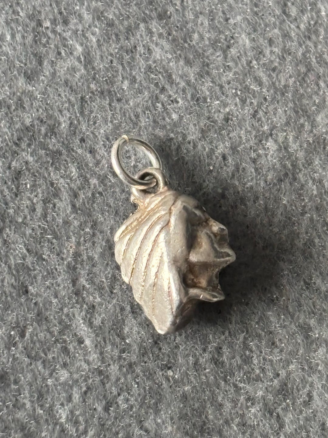 Vintage Sterling Silver 925 Charm Pendant. Native American Man's Head ...