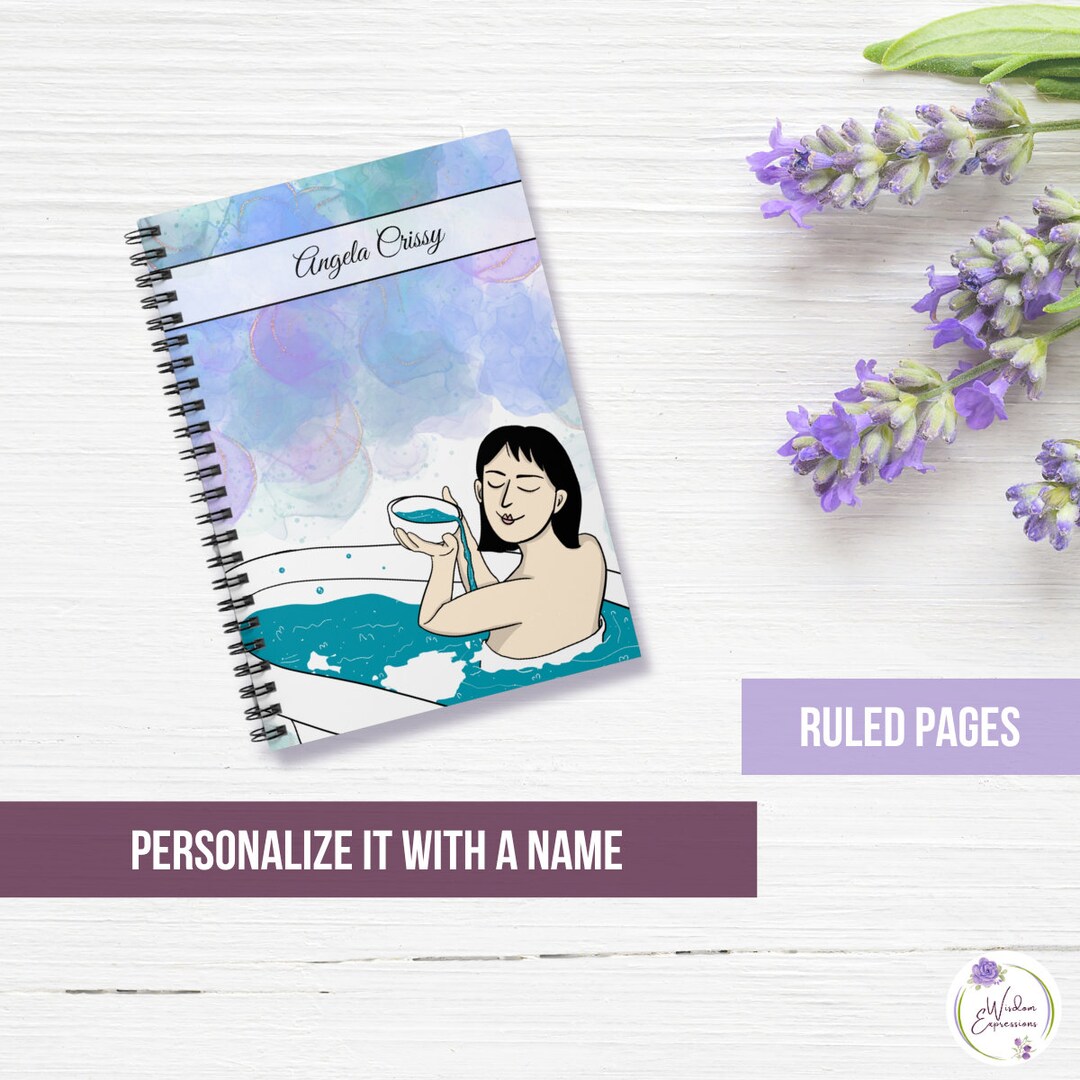 Personalized Inspiring Journal, Motivational Spiralbound Notebook ...