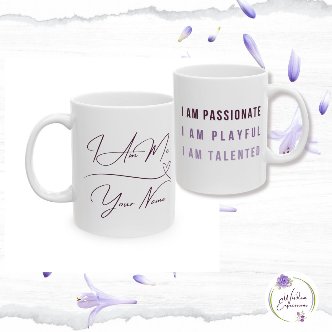 Personalized Motivational Women, Wisdom Principles Mug 7, Positive ...