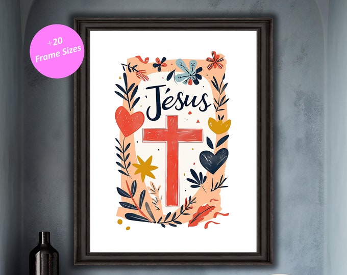 Jesus Poster, Religious Poster, Christian Wall Art, Jesus Christ Print ...
