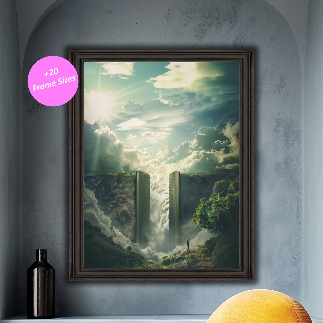 Divine Bliss Digital Art, Illustrating the Glory of Heaven, the Sacred ...