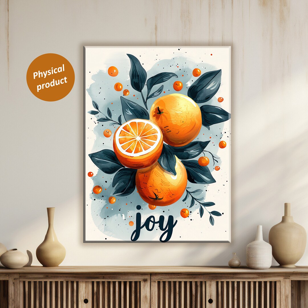 Joy Quotes Art Fruit of the Spirit Painting Biblical Reference Wall Art ...