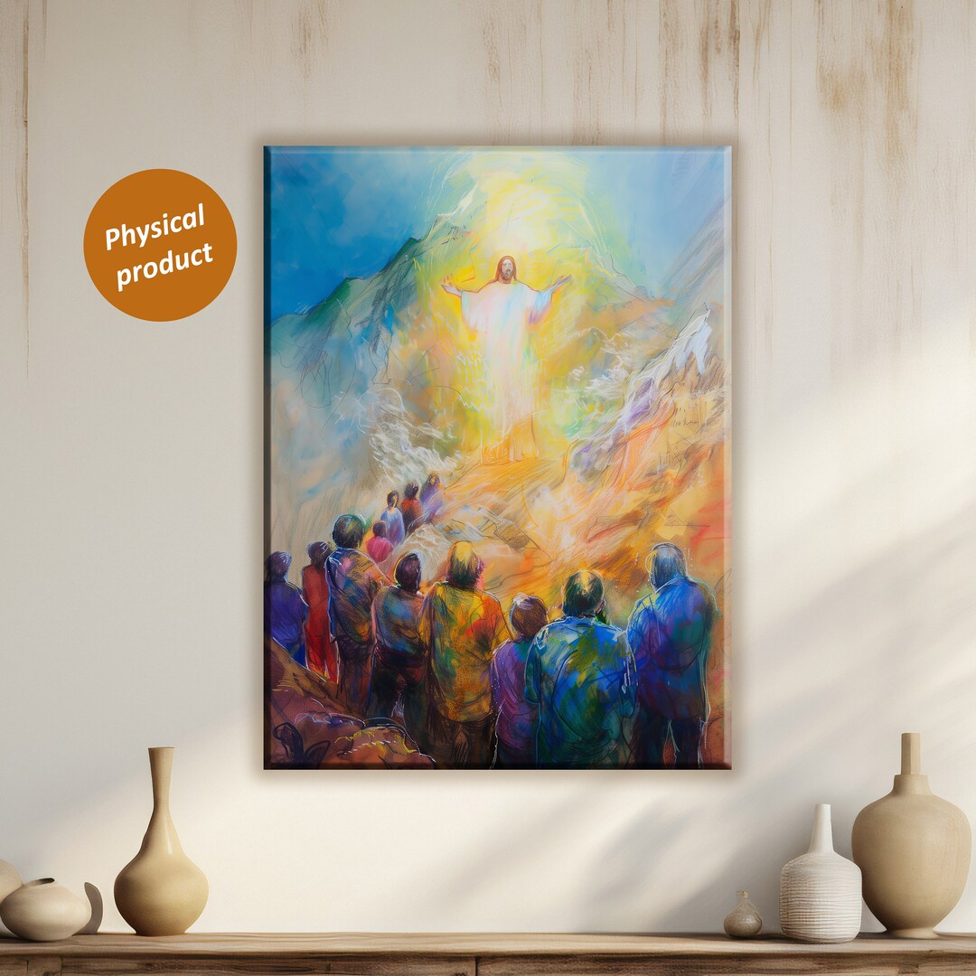 Transfiguration of Jesus Christ Wall Art Easter Craft Art Bible Lessons ...